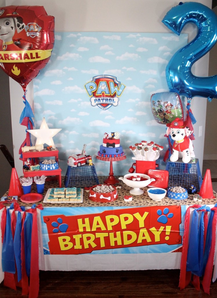 21 Of The Best Ideas For Paw Patrol 1st Birthday Party Ideas Home 